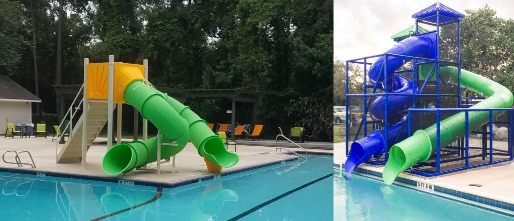 Aquatic Pool Slides | All Aquatics & Kids Playgrounds